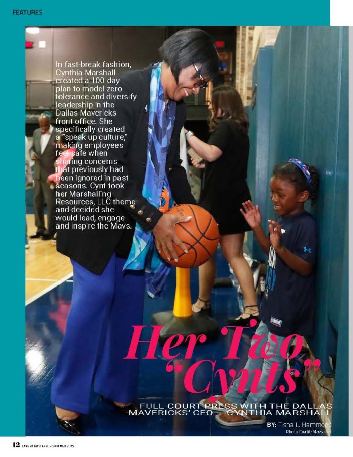 Her Two "Cynts": Cynthia Marshall, CEO Dallas Mavericks | Career Mastered